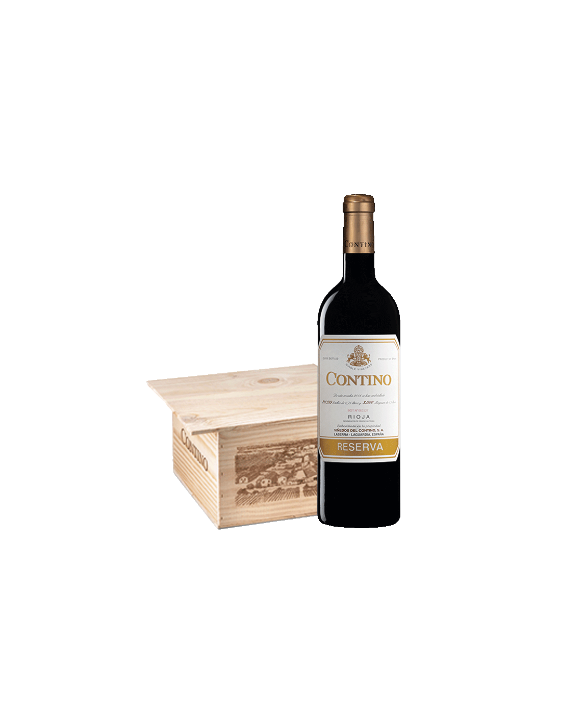 Contino Reserva - Caja madera con 6 botellas 75cl